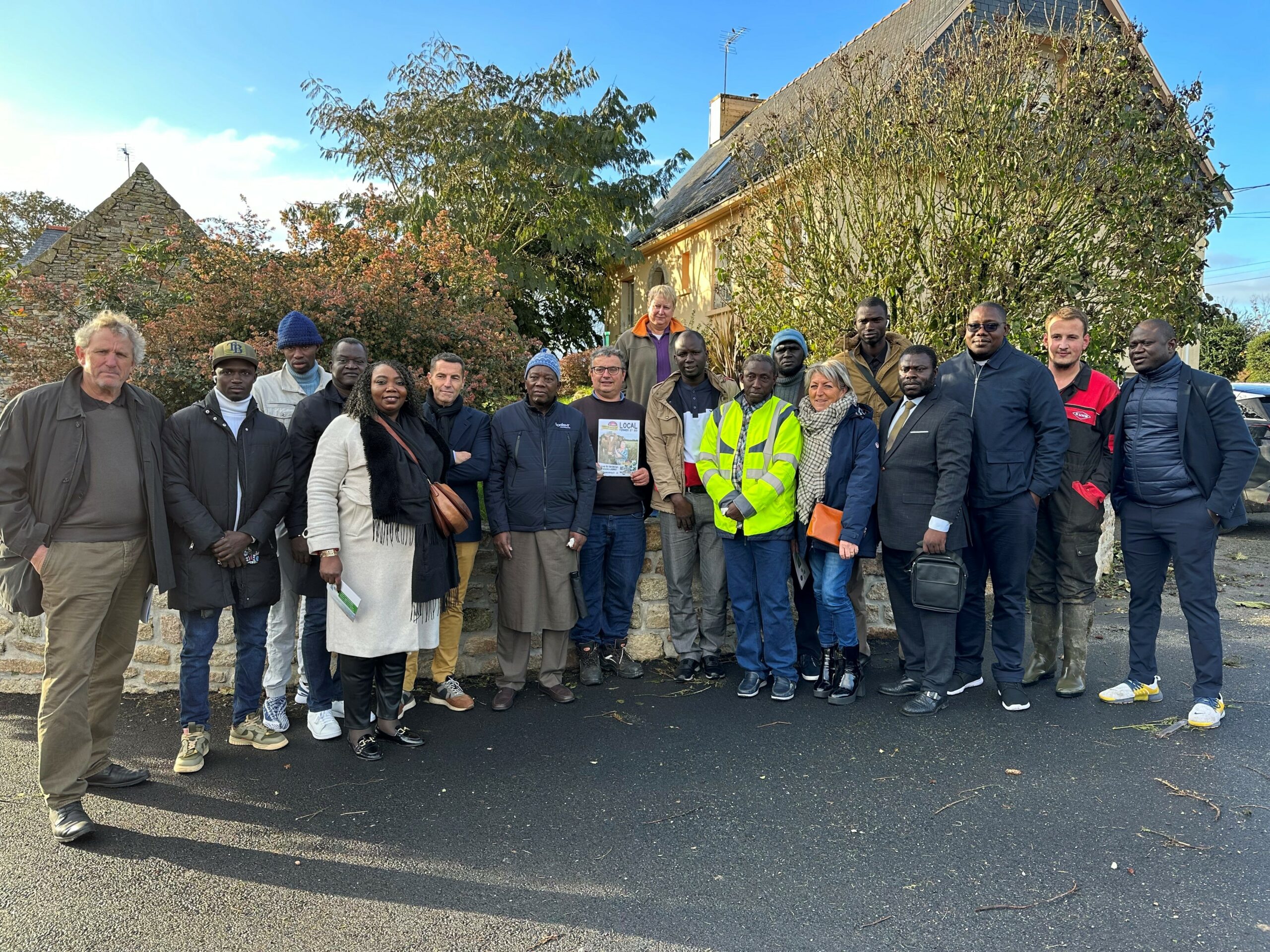 Une délégation du Sénégal en visite dans une ferme bio d’Inzinzac ...